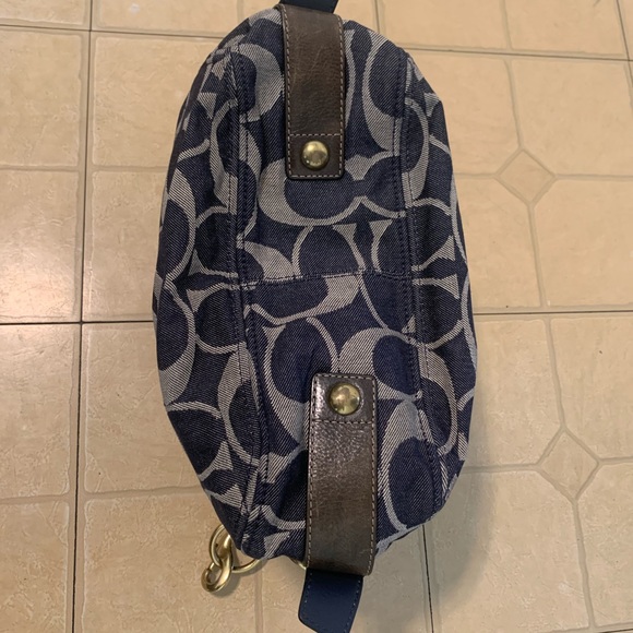 Coach | Bags | Coach Signature C Logo Large Leather Canvas Bag | Poshmark